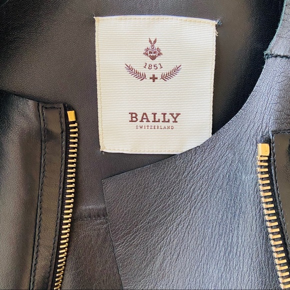 Bally | Jackets & Coats | Authentic Bally 0 Lambskin Leather Coat ...